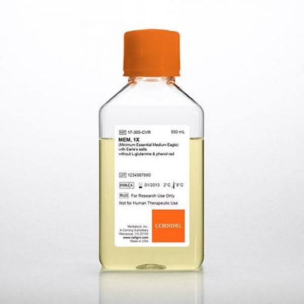 MEM (MINIMUM ESSENTIAL MEDIUM) [+] EARLES SALTS [-] L-GLUTAMINE, PHENOL ...